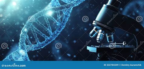 Dna The Blueprint Of Life Under The Microscope An Exciting Frontier In Genetic Research Stock