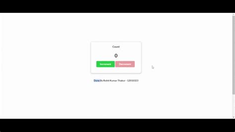 Github Rkumaar07counter App Semantic Ui