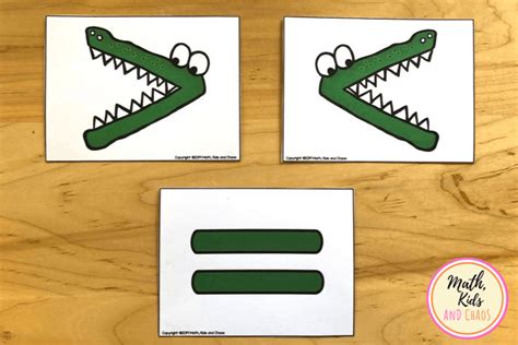 Greater Than Less Than Alligator Worksheet