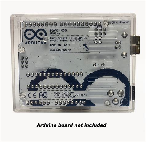 Transparent Case For Arduino Uno R Accessories Hobby Electronics Maker Cricklewood