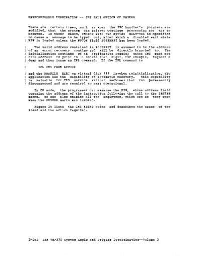 Ibm Virtual Machine Facility370 System Logic And Problem