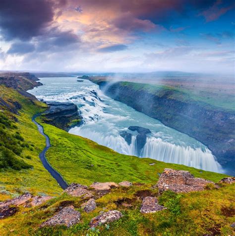 Gullfoss Height