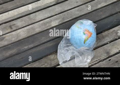 Top View Of The Globe With Geografical Names In Ukrainian Cyrillic