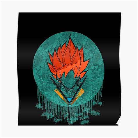 Goku Super Saiyan Poster For Sale By Desibeau Redbubble