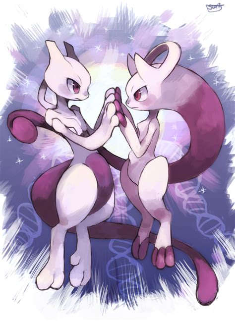 Mega Mewtwo Y Mewtwo Nintendo Pokemon Pokemon Xy 10s Alternate