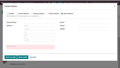 Overview Of Odoo 16 Contact Module