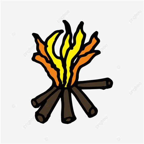 모닥불 만화 벡터 일러스트 레이 션 캠프 불 모닥불 벡터 모닥불 그림 Png 일러스트 및 벡터 에 대한 무료 다운로드 Pngtree