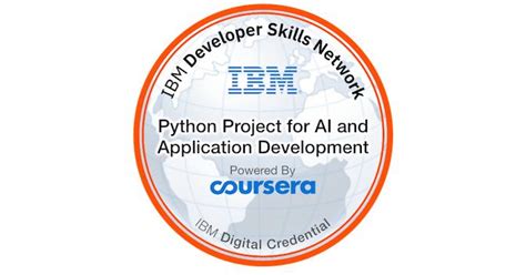 Fraz Ahmad On Linkedin Python Project For Ai And Application Development Was Issued By Coursera