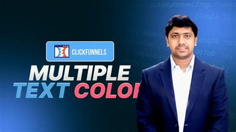 How To Use Multiple Text Colors In Clickfunnels Youtube