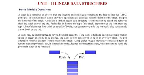 Data Structure With Python Unit Ii Quick Revision
