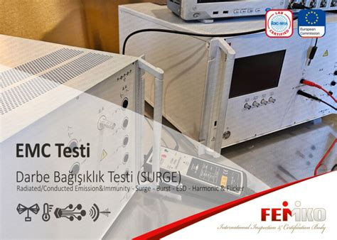 En Iec 61000 4 5 Darbe Bağışıklık Testi Surge Immunity Test Emc Testi Femko