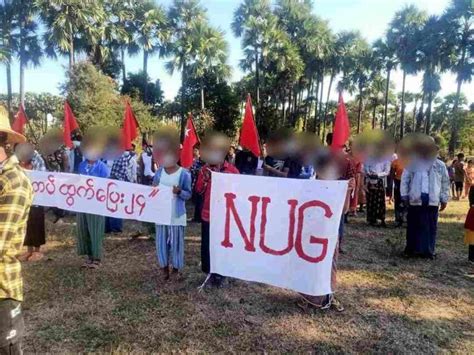 ဆားလင်းကြီးမြို့နယ် နှင့် ရေစကြိုမြို့နယ်တို့ရှိကျေးရွာများ စုပေါင်း၍ ရွာပေါင်းစုံ လူထုသပိတ်လှုပ