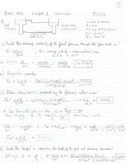 BME Exam Solutions Course Hero