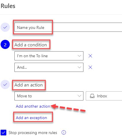 How To Setup Run Rules In Outlook Webmail Detailed Guide