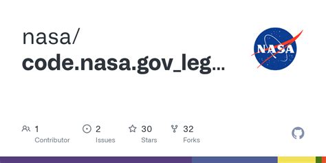 Github Nasa Code Nasa Gov Legacy