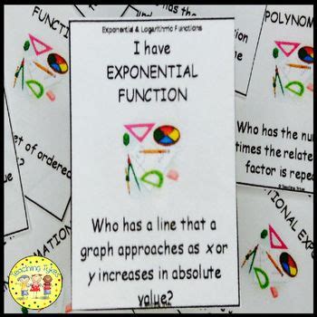 Exponential And Logarithmic Functions Algebra 2 Bundle By Teaching Tykes