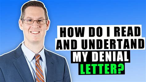 How Do You Read A Denial Letter