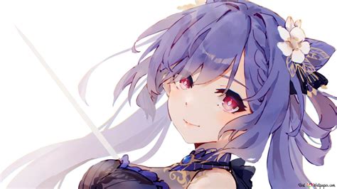 Cute Pretty Hot Girl Keqing Genshin Impact K Wallpaper Download