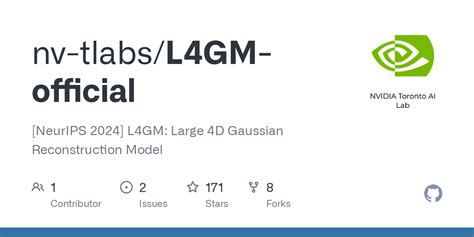 Github Nv Tlabsl4gm Official Neurips 2024 L4gm Large 4d Gaussian