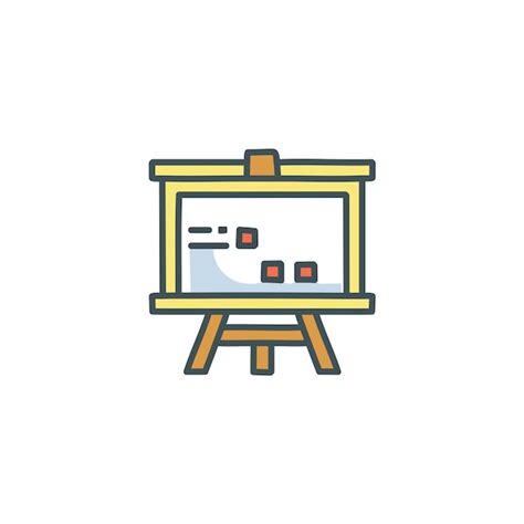 Premium Vector Pixel Simple Vector Object Of Whiteboard