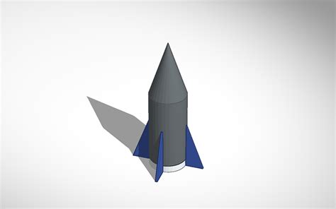 3d Design Tinker Cad Project Rocket Tinkercad