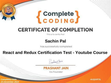 sachin pal on linkedin react redux webdevelopment certification continuouslearning…