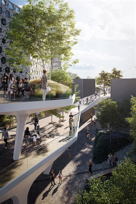 Diller Scofidio Renfro And Neiheiser Argyros Unveil Design For The Tide Linear Park In London