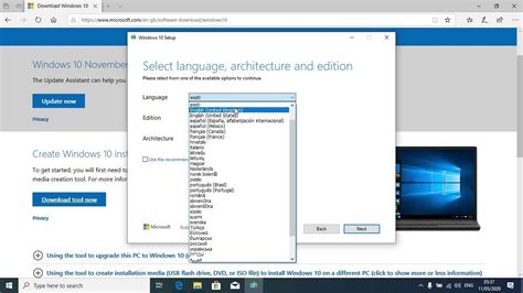 How To Create Windows 10 Bootable Usb Key Installation Youtube
