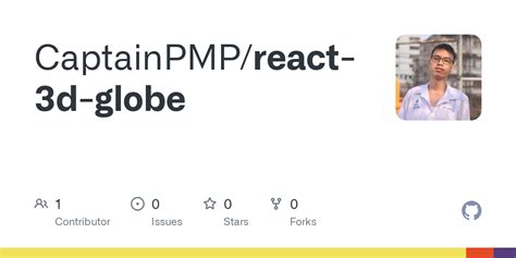 github captainpmp react 3d globe