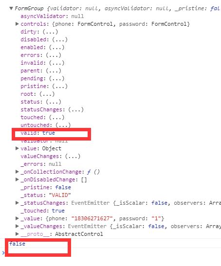 javascript angularjs formgroup valid is true but return false stack