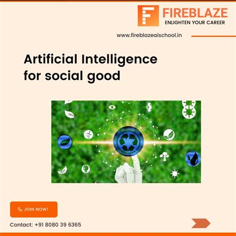 Fireblaze Ai School On Linkedin Ai Artificial Intelligence For Social Good Refers To The
