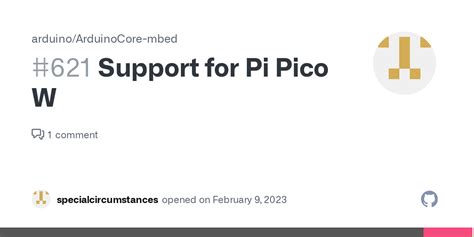 Support For Pi Pico W · Issue 621 · Arduinoarduinocore Mbed · Github