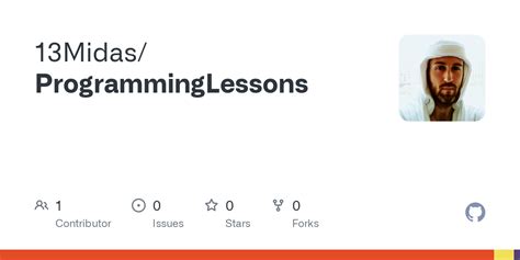 Github 13midasprogramminglessons