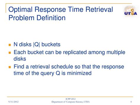 Ppt Integrated Maximum Flow Algorithm For Optimal Response Time