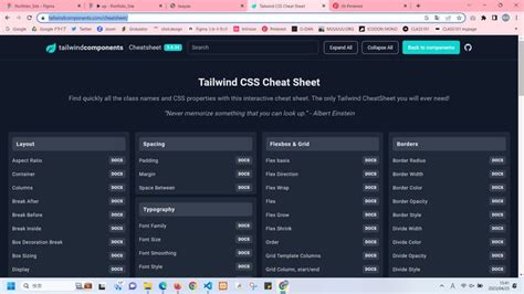 Taiwind Css Cheat Sheet Css Cheat Sheet Cheat Sheets Coding
