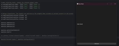 Pyside Pyside6 Qt State Machine Only Runs If I Check Its