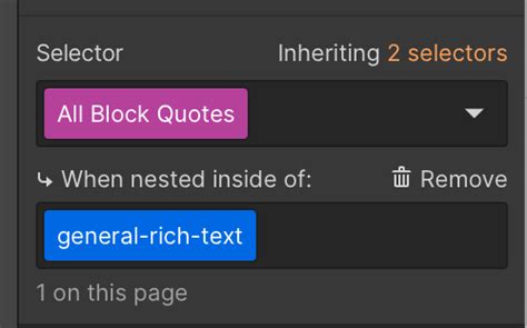 How To Style Nested Css Classes Layout And Design Forum Webflow