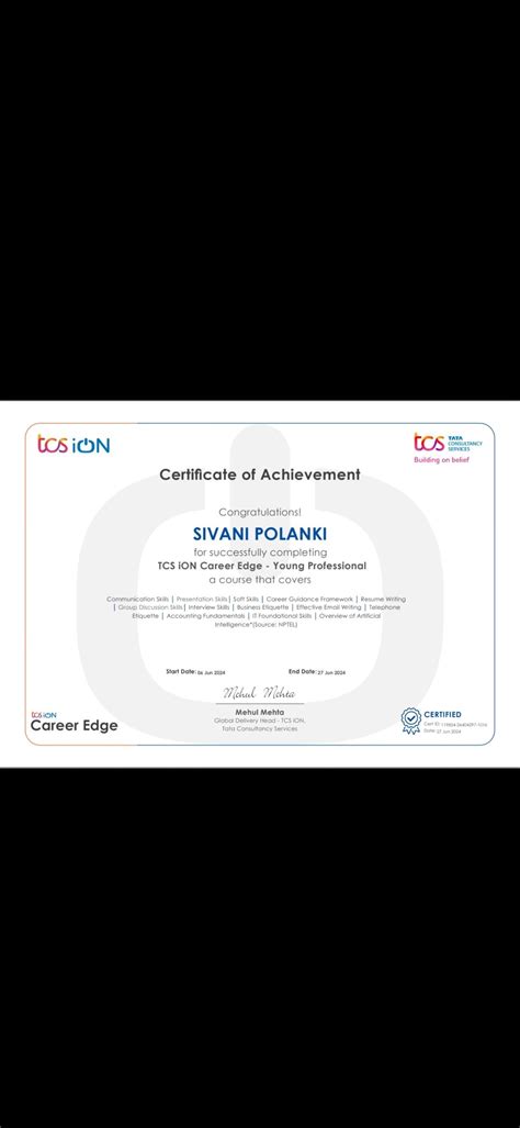 Sivani Polanki On Linkedin Tcsion Tataconsultancyservices