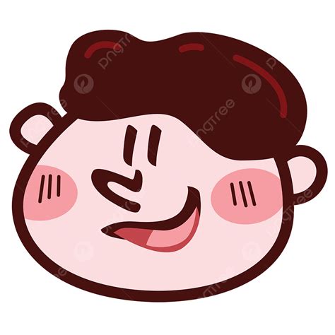 귀여운 웃는 만화 벡터 웃는 얼굴 아름다운 만화 Png 일러스트 및 벡터 에 대한 무료 다운로드 Pngtree