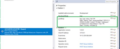 C View Post Request Body In Application Insights Stack Overflow