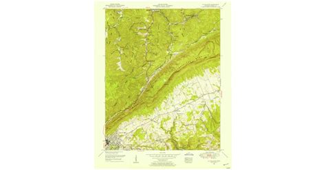 1952 Map Of La Follette Tn — High Res Pastmaps