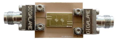 Photograph Of The Fabricated Filter With The Proposed Transition Structure Download