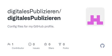 Github Digitalespublizierendigitalespublizieren Config Files For My