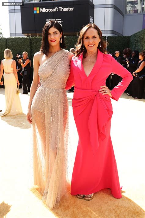 Alexandra Daddario See Thru Attending The Emmy Awards In Los Angeles