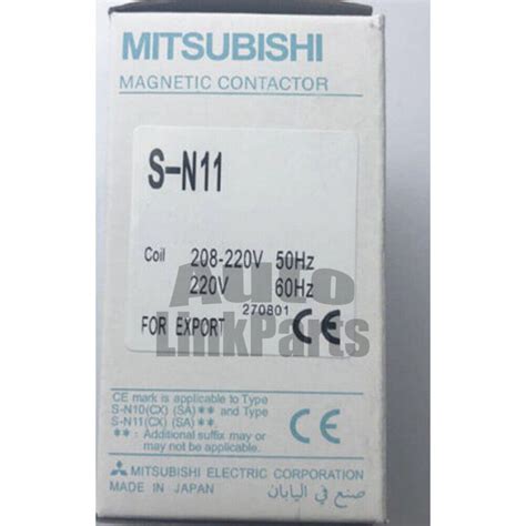 1pcs New Sn11 Mitsubishi Magnetic Contactor S N11 220vac Ebay