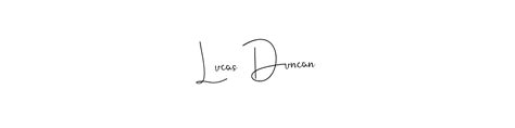 99 Lucas Duncan Name Signature Style Ideas Free Autograph