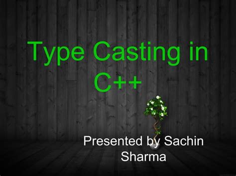 Type Casting In C Ppt Programming Languages Computing