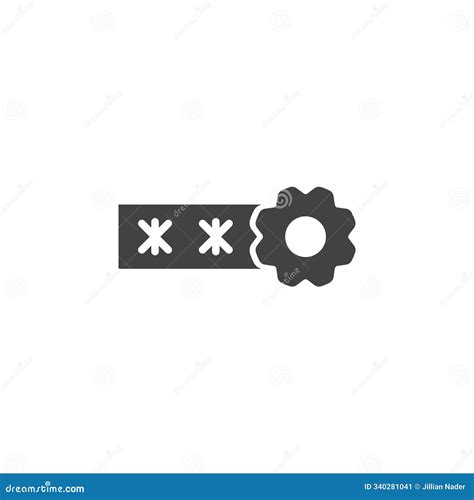 Password Generator Icon Simple Vector Symbol Stock Vector