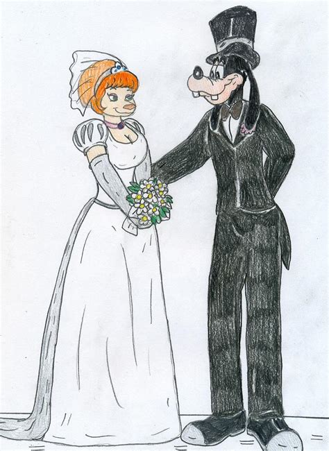 Wedding Goofy And Sylvia By Jose Ramiro On Deviantart