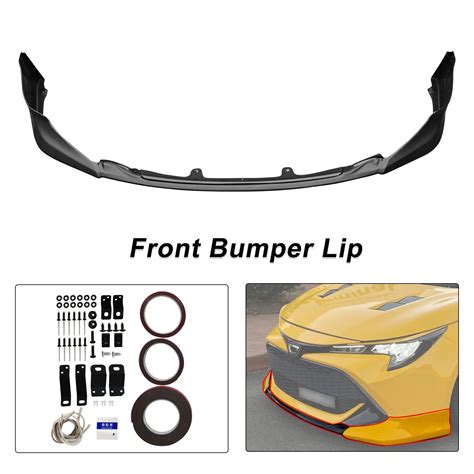 Trd Style Front Bumper Lip Splitter Spoiler 2019 2023 Toyota Corolla H